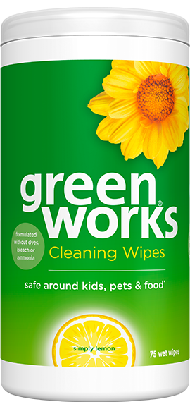 Cleaning Wipes, Simply Lemon, 75 Count | Green Works™ Canada